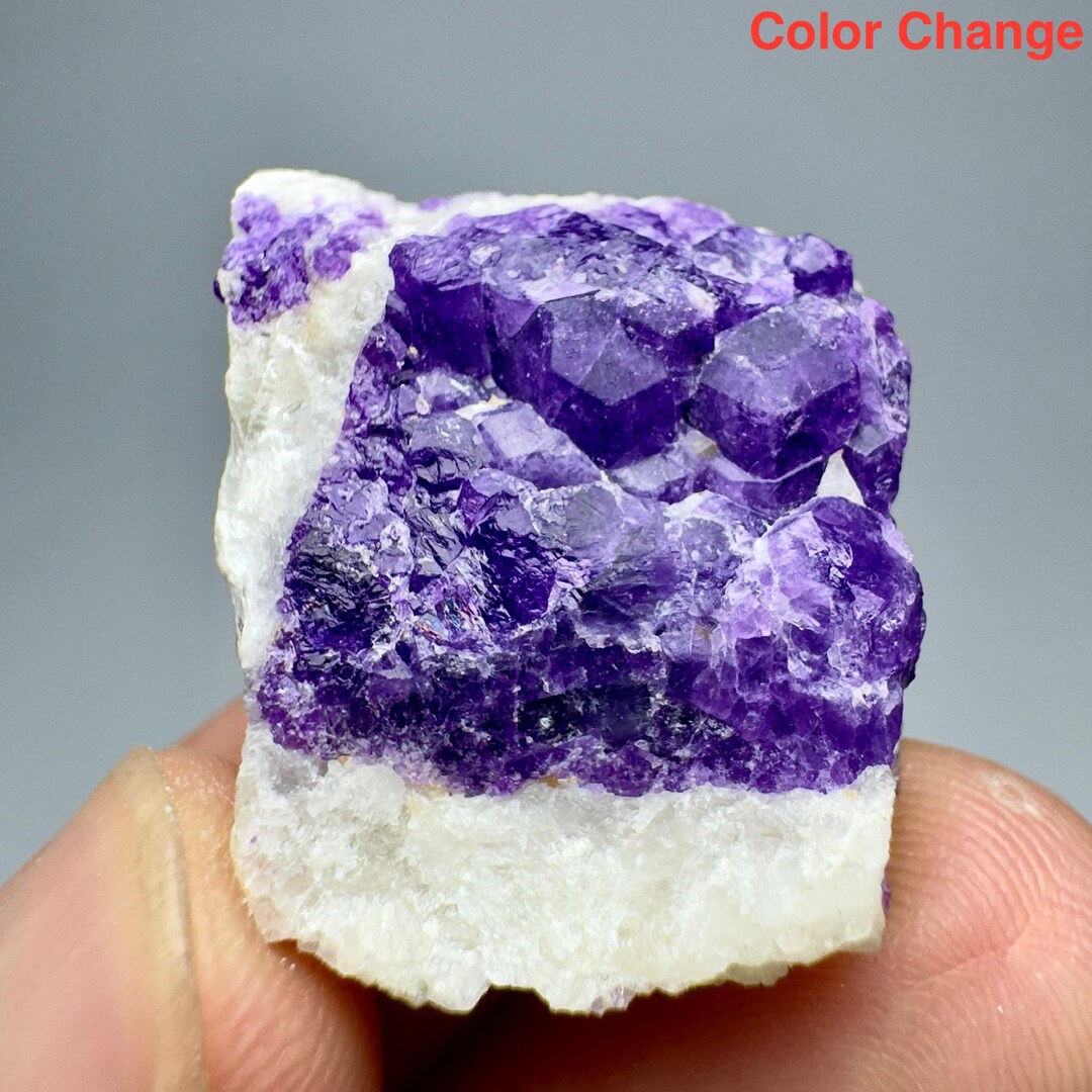 57 Carat Hackmanite Crystals on Matrix Fluorescent Phosphorescent From ...