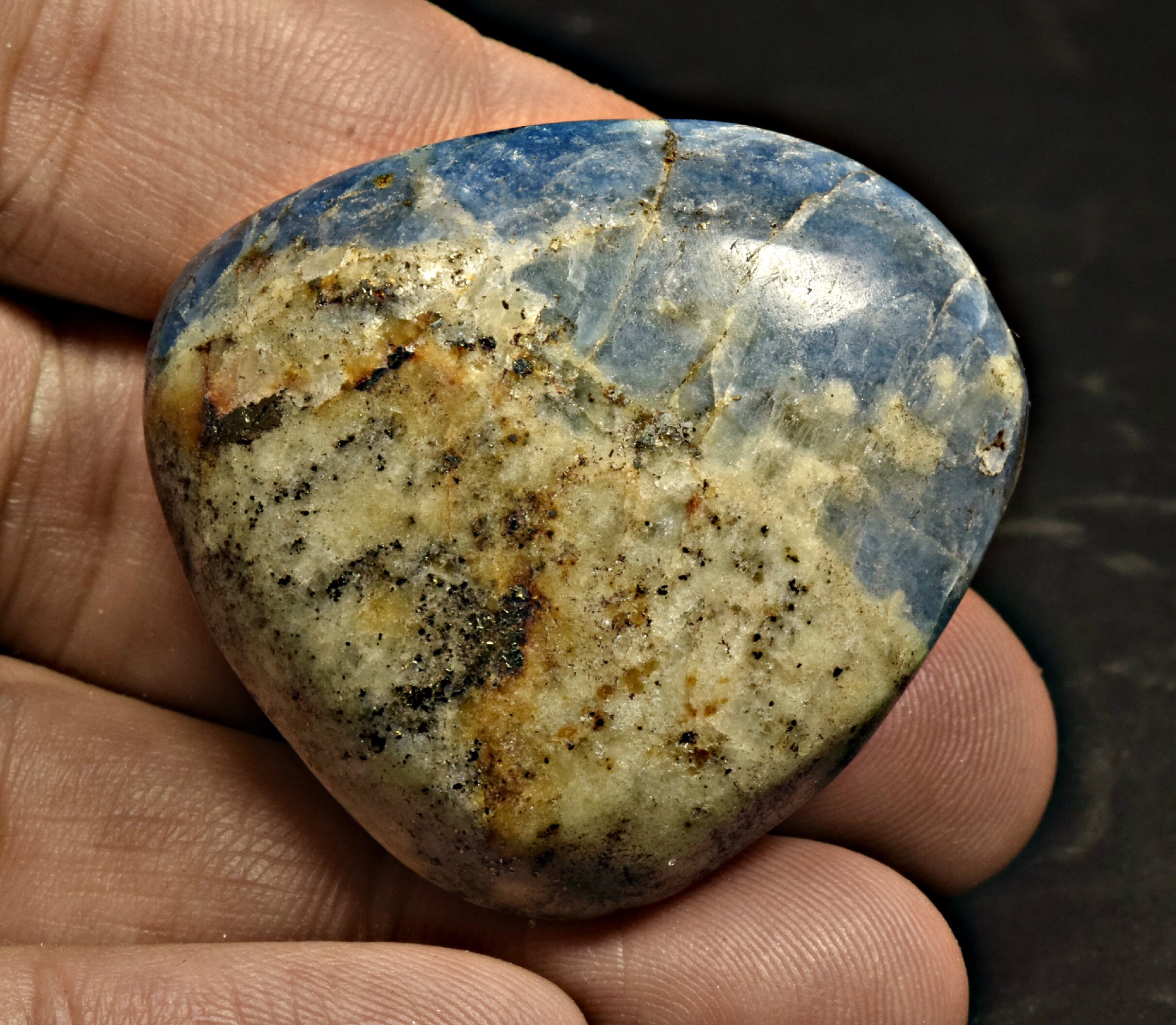 220 Carat Fluorescent Afghanite Polished Tumbled With Fluorescent ...