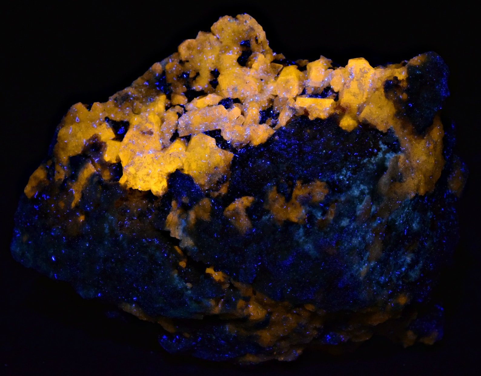 498 Gram Fluorescent Marialite Scapolite Crystal Specimen Combined With ...