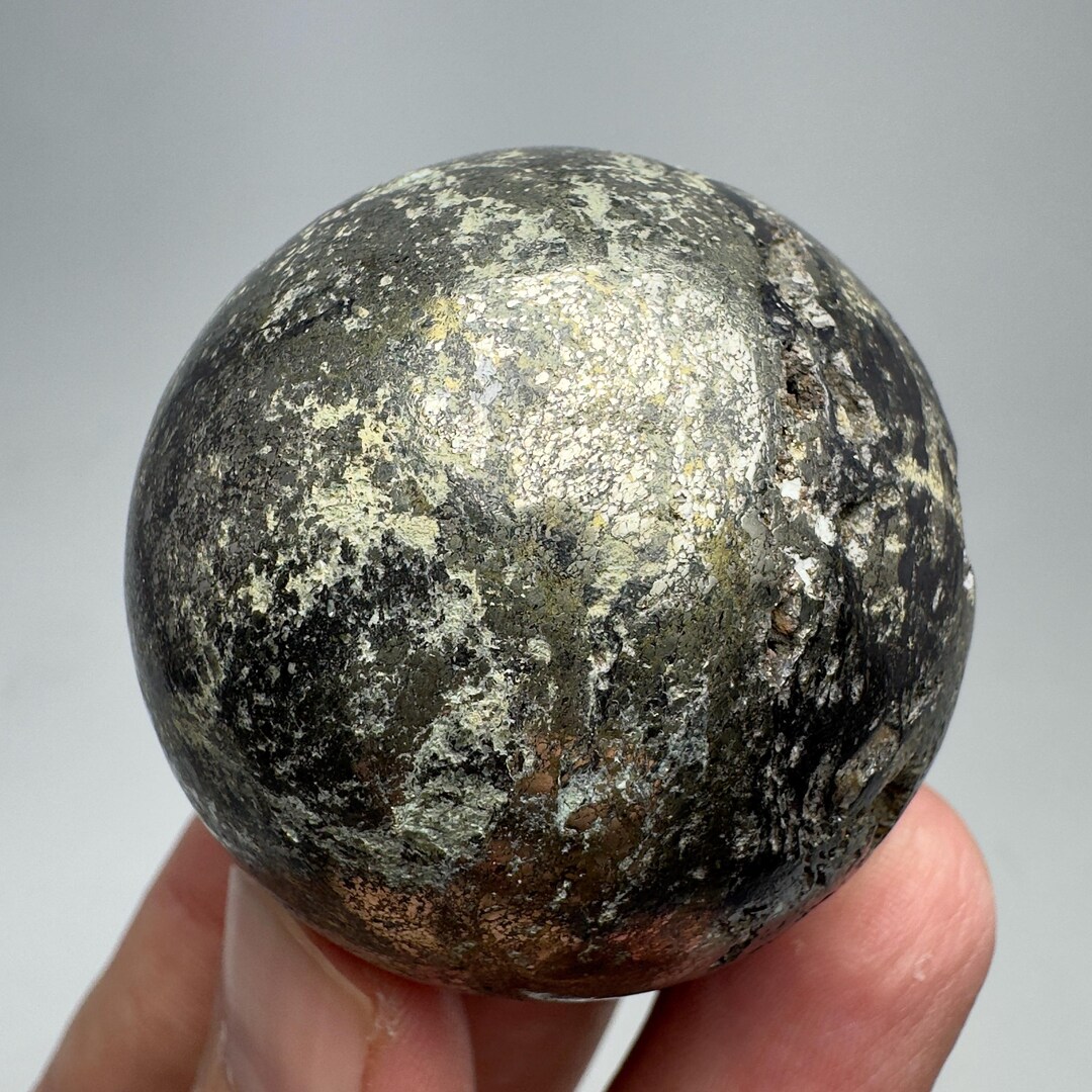 169 Gram Natural Pyrite Crystal Sphere Golden Iron Pyrite Ball From ...