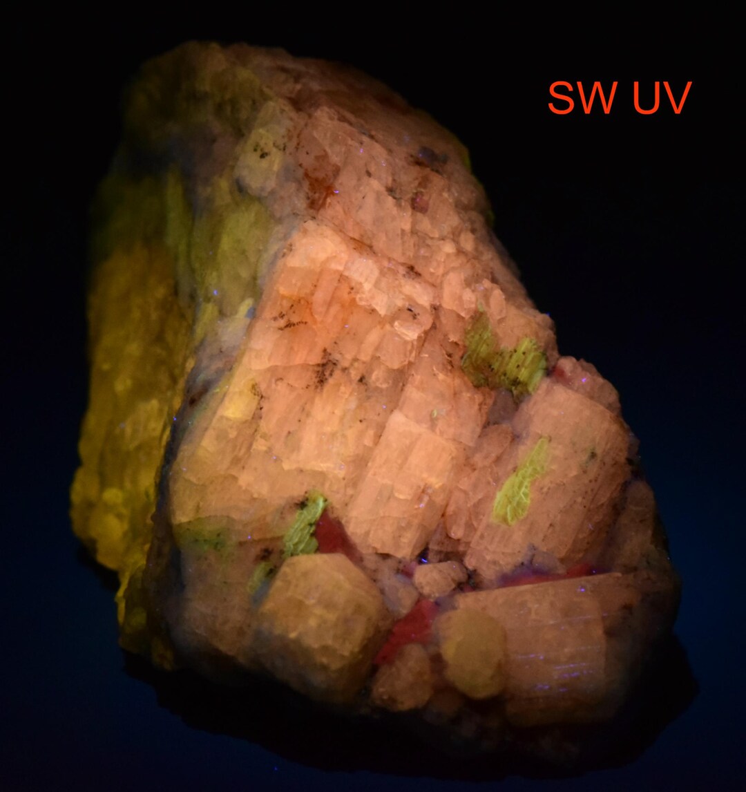 878 Carat Terminated Fluorescent Wernerite Scapolite Crystal With ...