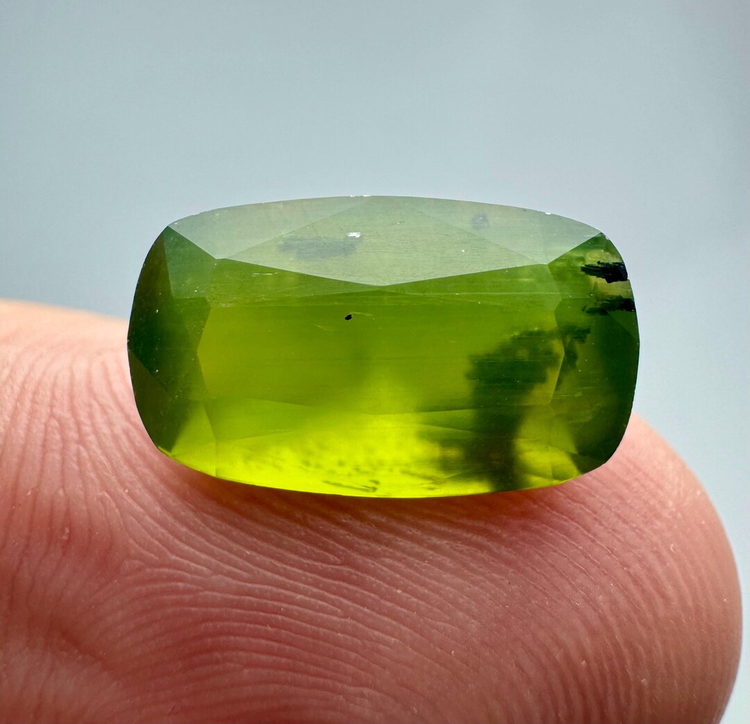 6 Carat Faceted NATURAL Serpentine Jade Cut Gemstone From Afghanistan ...