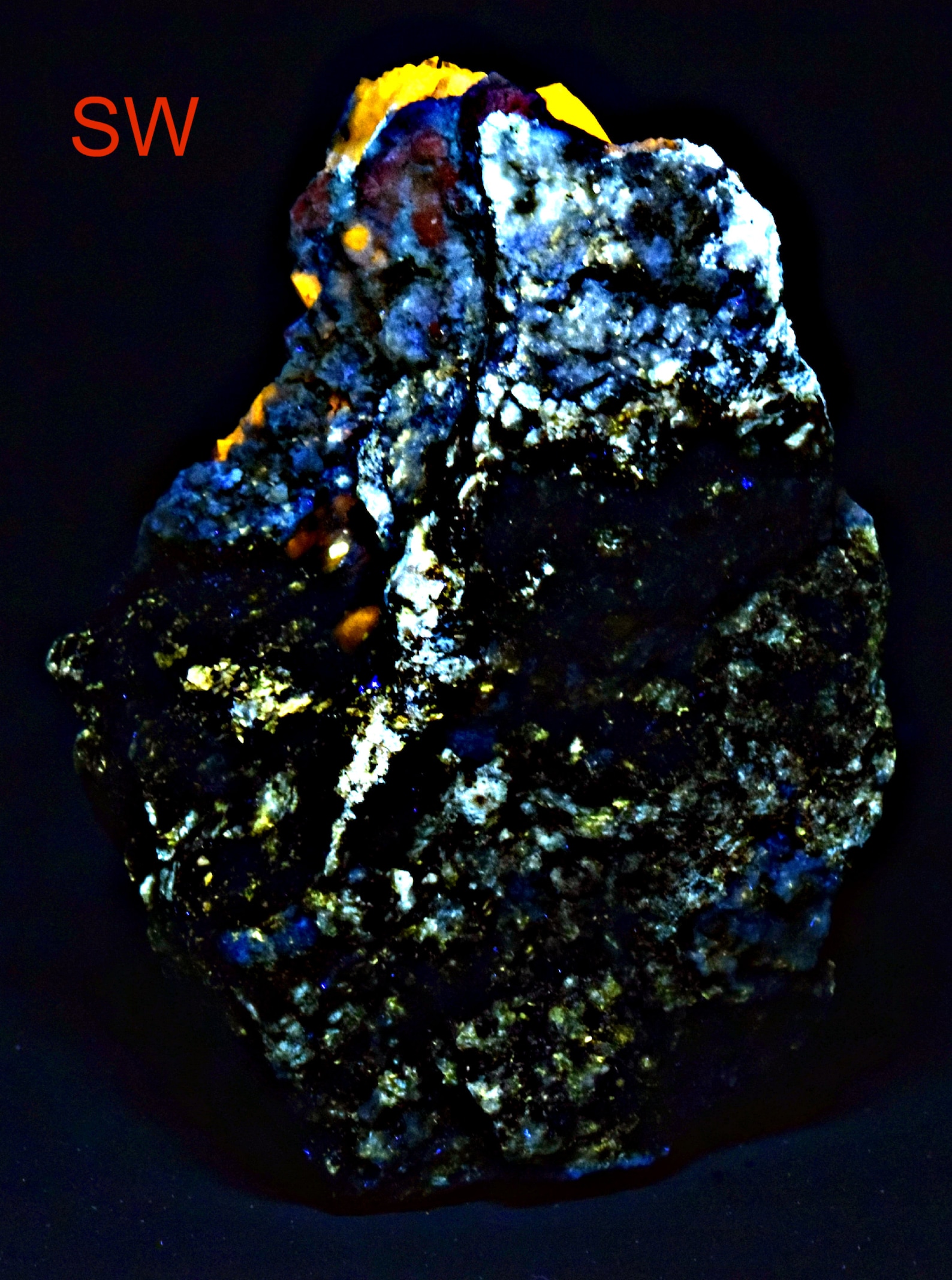 875 Gram Fluorescent Wernerite Scapolite Crystal Specimen With ...