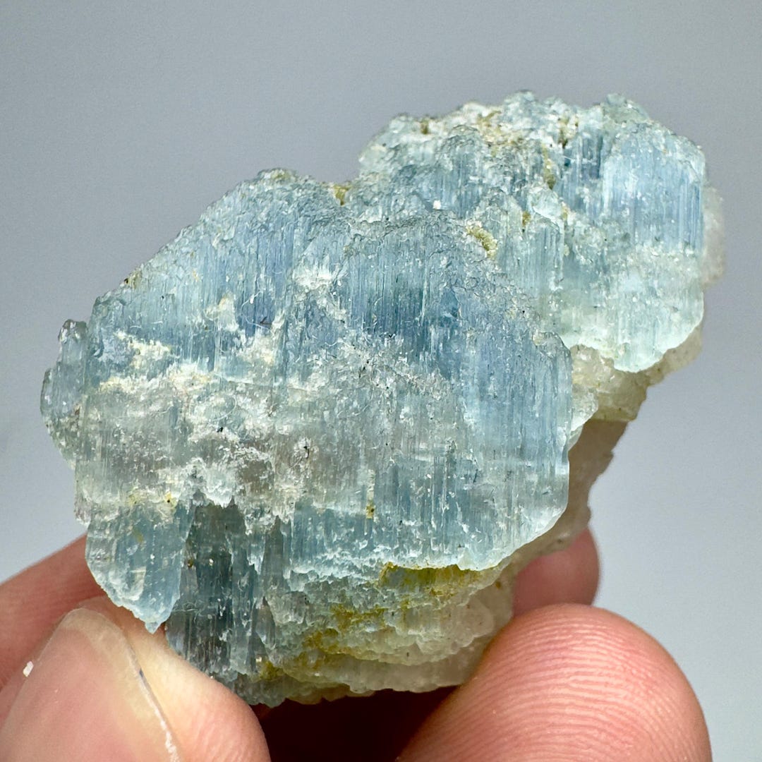 16 Carat Vorobyevite Beryl Bi-color Crystal Rare Collector's Gem From ...