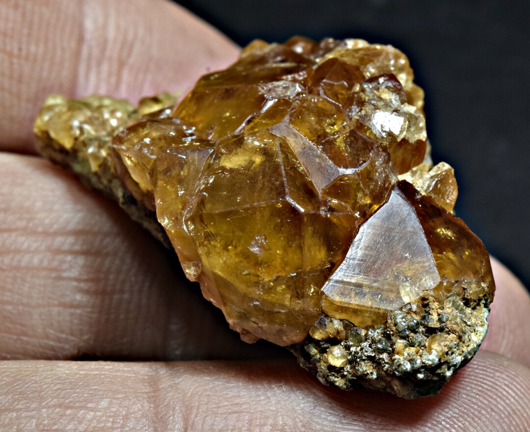 82 Carat NATURAL GROSSULAR GARNET Crystals Specimen From Pakistan - Etsy