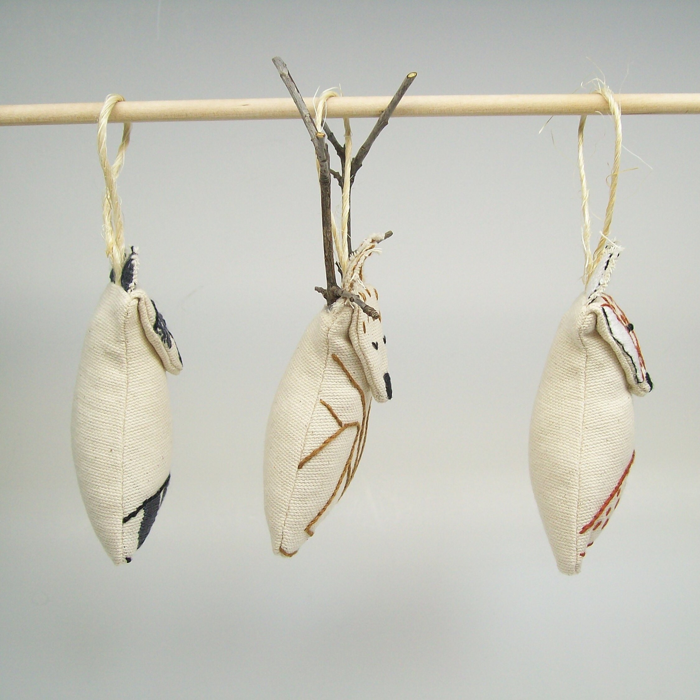 Hand Embroidery Raccoon Ornament Pattern, DIY Christmas Ornament, PDF ...