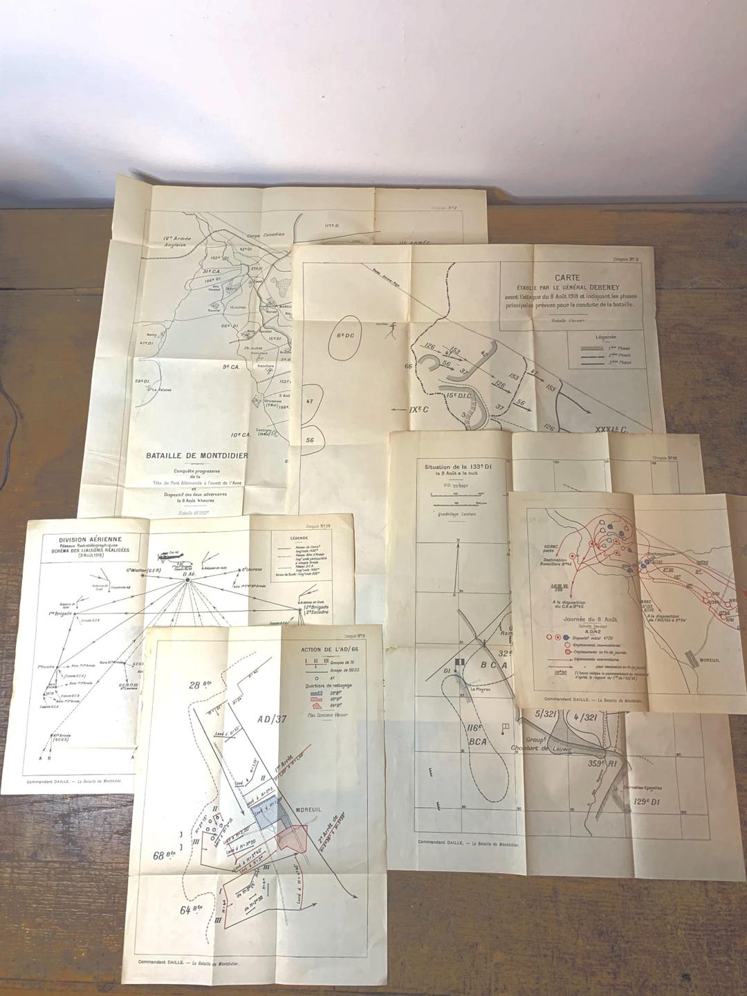 Military Maps WW1 France - Etsy