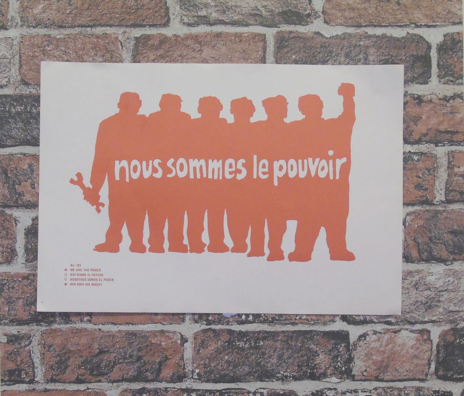 Vintage Atelier Populaire Poster Print: Nous Sommes Le Pouvoir - Etsy