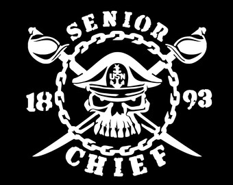 Senior Chief Sticker | Etsy