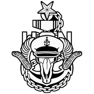 Navy Senior Chief Goat Skull Anchor Svg Vector File - Etsy UK
