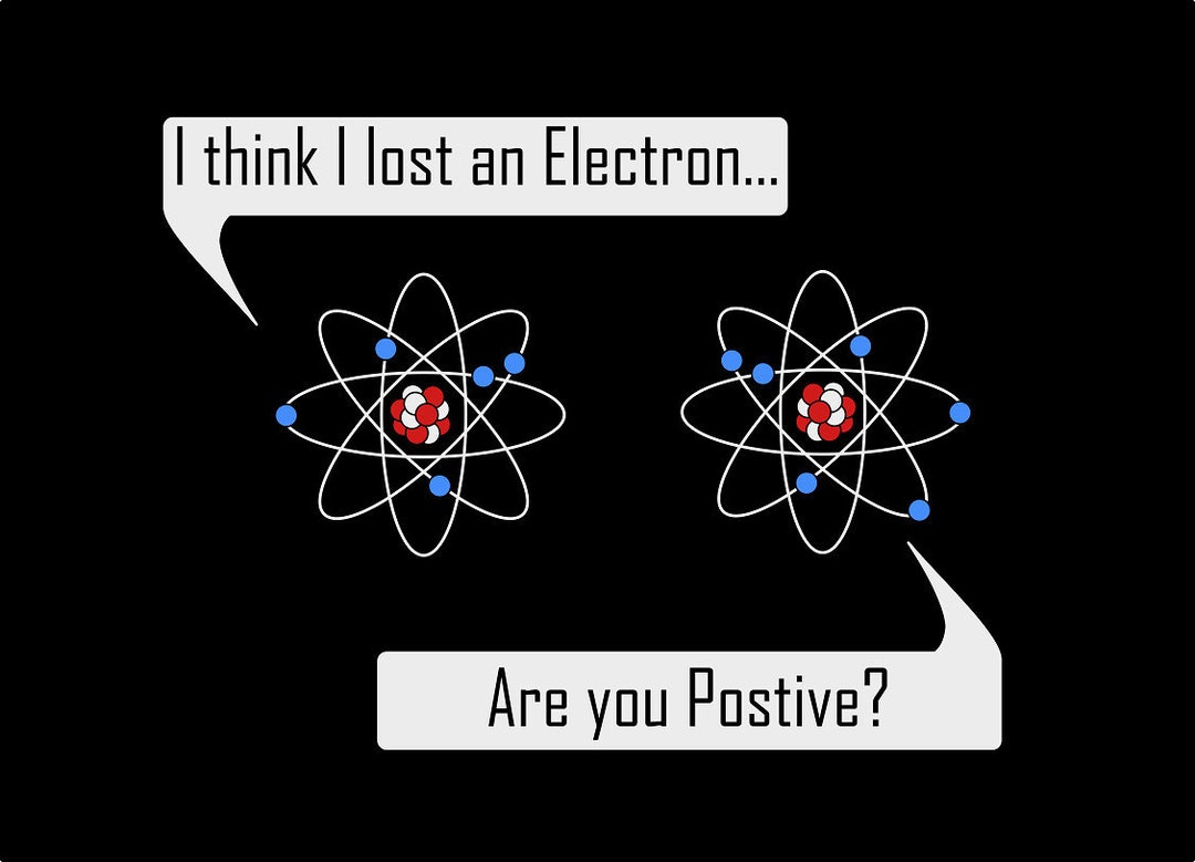 Funny Think I Lost an Electron Geek Svg and Png Digital File - Etsy