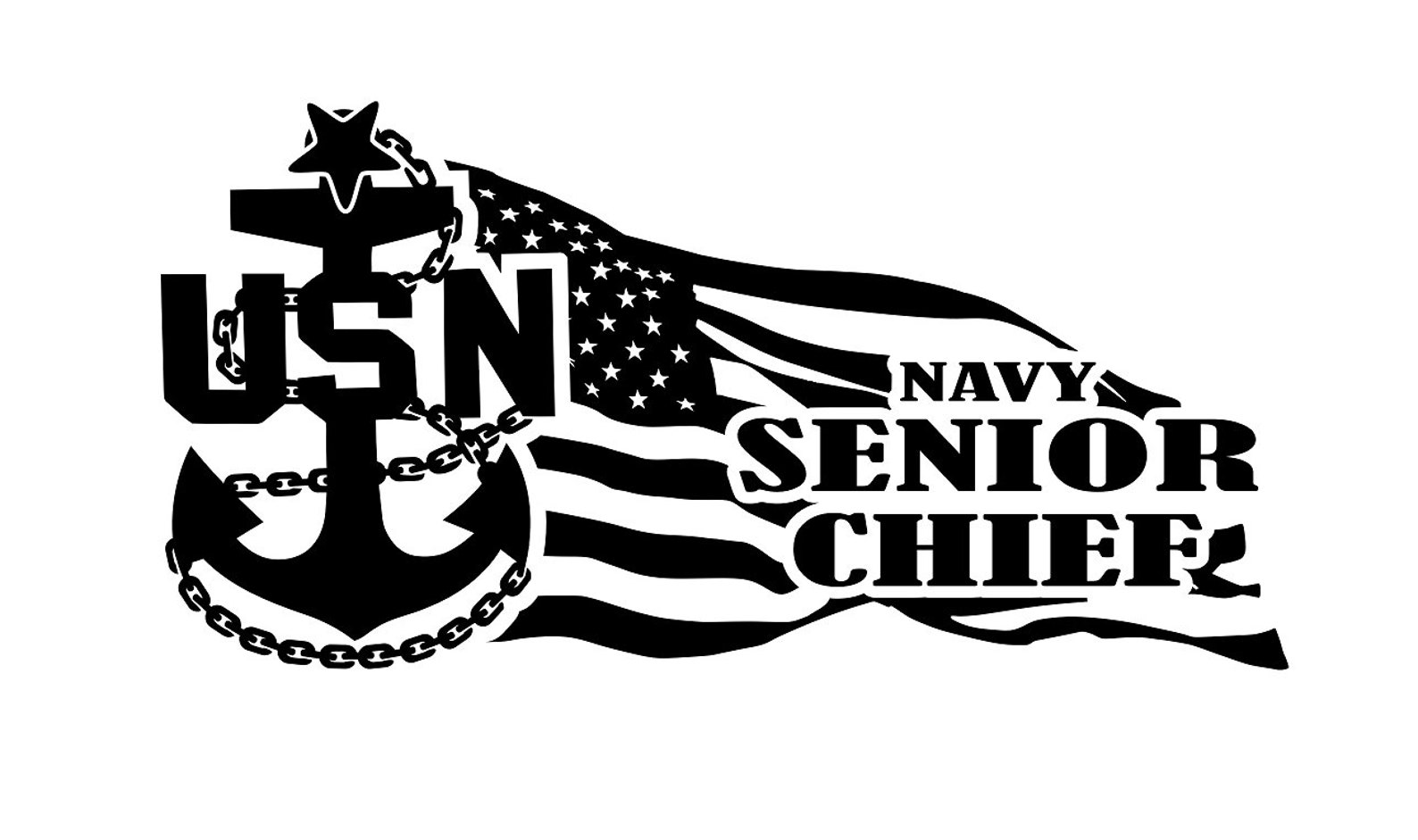 All 3 Navy Chief, Senior, Master Chief Anchor With American Flag Svg ...