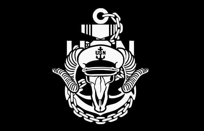 Navy Chief Goat Skull Anchor Svg Vector and PNG File for - Etsy