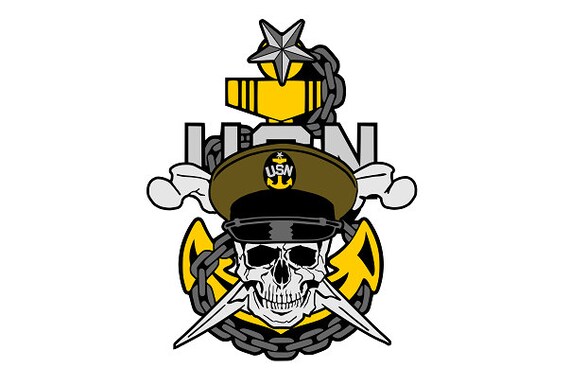 Navy Senior Chief Skull Navy Chief Skull & Crossbones – Custom