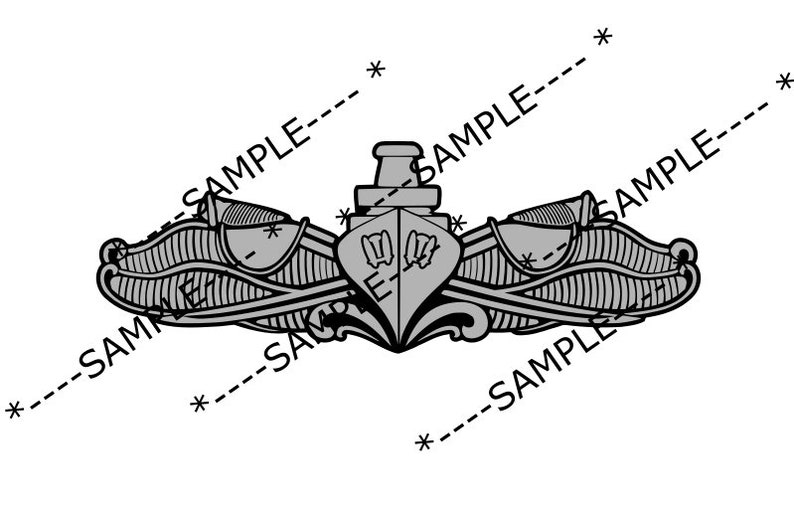 US Navy ESWS Insignia Digital Png and SVG Vector Files - Etsy