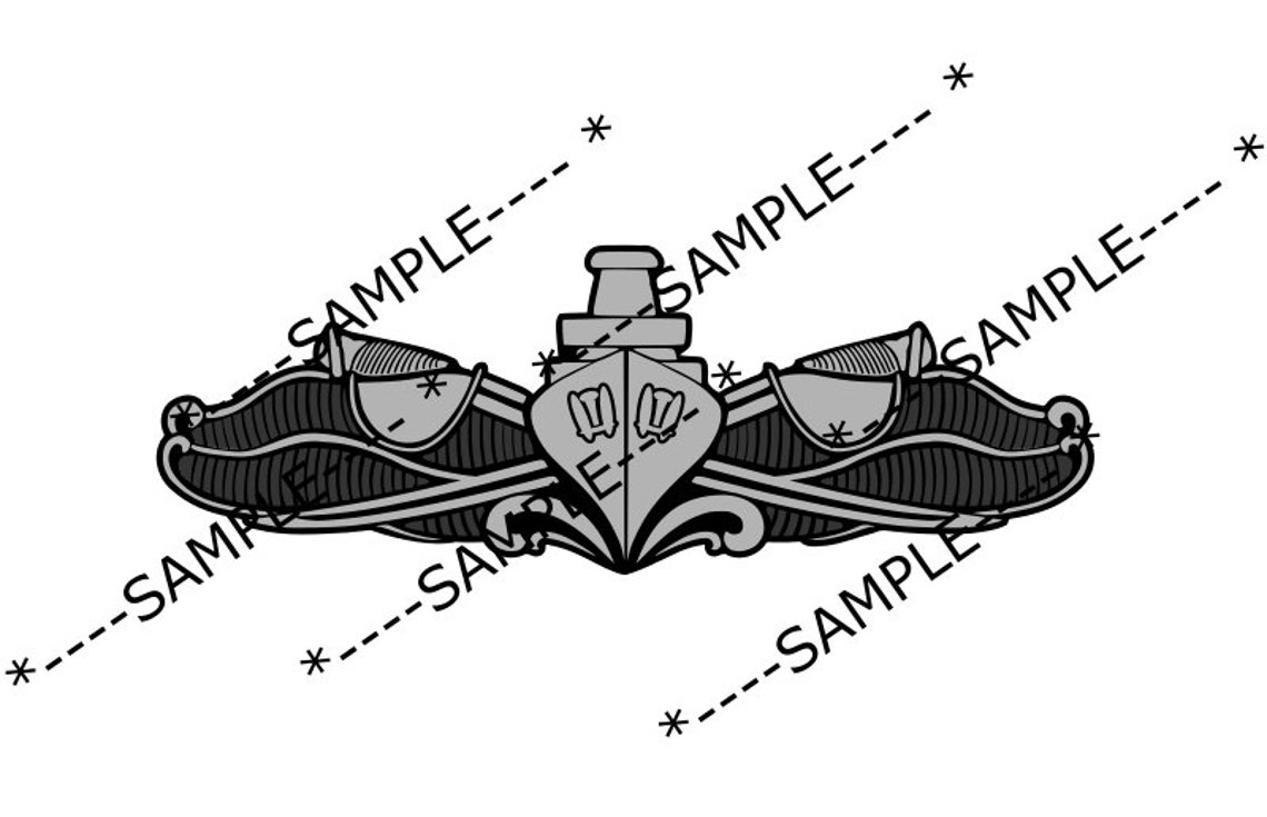 US Navy ESWS Insignia Digital Png and SVG Vector Files | Etsy