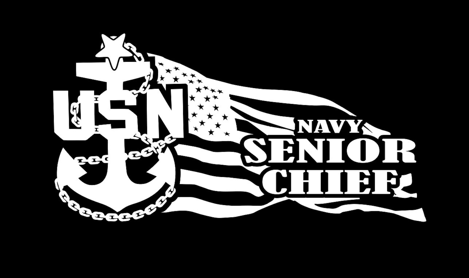 All 3 Navy Chief, Senior, Master Chief Anchor With American Flag Svg ...