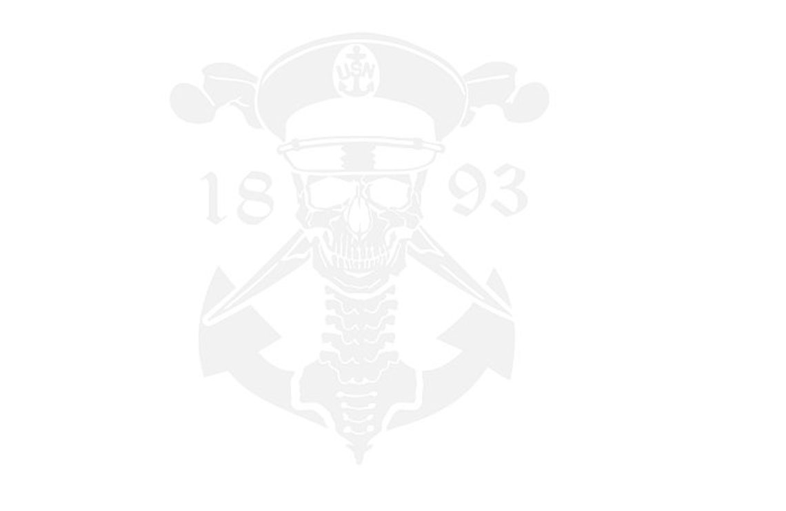 White Navy Chief Skull and Cross Bones Backbone Anchor PNG, Svg Vector ...