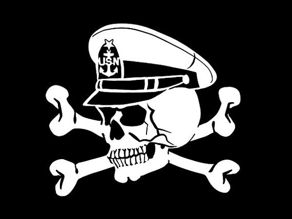 Navy Senior Chief Skull Navy Chief Skull & Crossbones – Custom