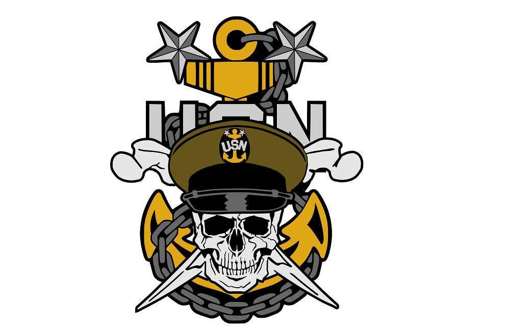 Navy Master Chief Skull and Cross Bones Anchor Svg Vector File - Etsy