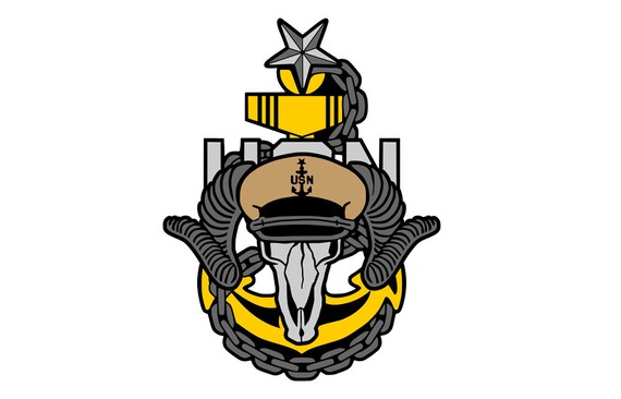 Navy Senior Chief Skull