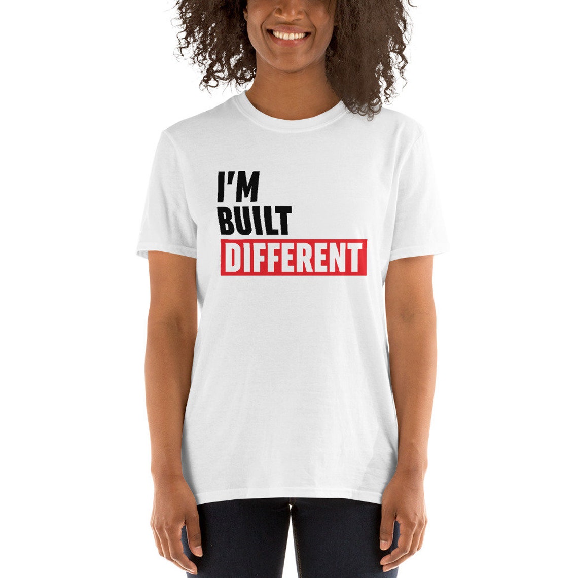 I'm Built Different T-shirt Unisex T-shirt Ironic Meme - Etsy