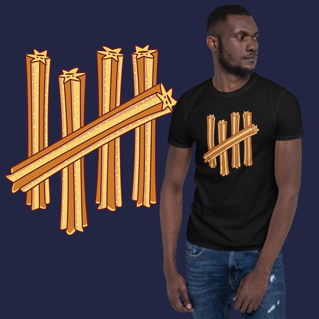 Churros T-shirt | Unisex T-shirt | Snack Shirt| Classic Fit T-shirt ...