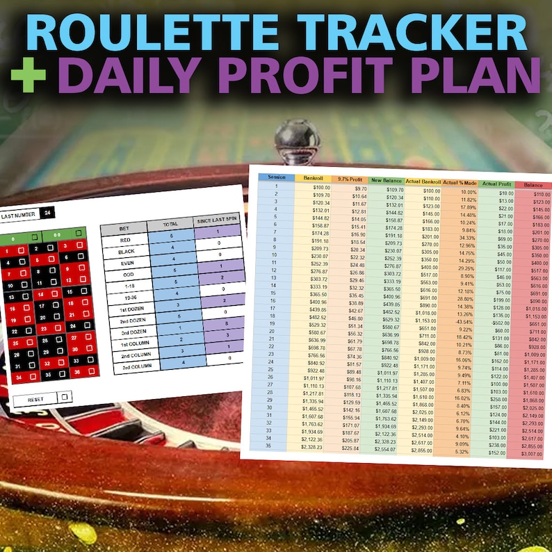 Roulette Tracker + Daily Profit Plan | Youtube Lunchmoneymo | Roulette ...
