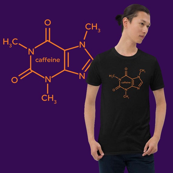 Caffeine Molecule Shirt Unisex T-shirt Coffee Lover Shirt | Etsy
