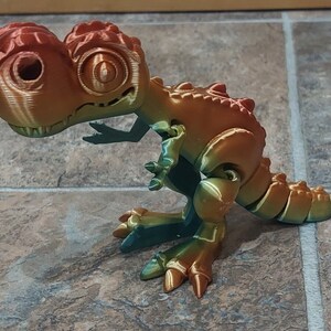 Articulaed Flexi T Rex Dinosaur, T Rex Kids Toy, Dinosaur Flexiable ...