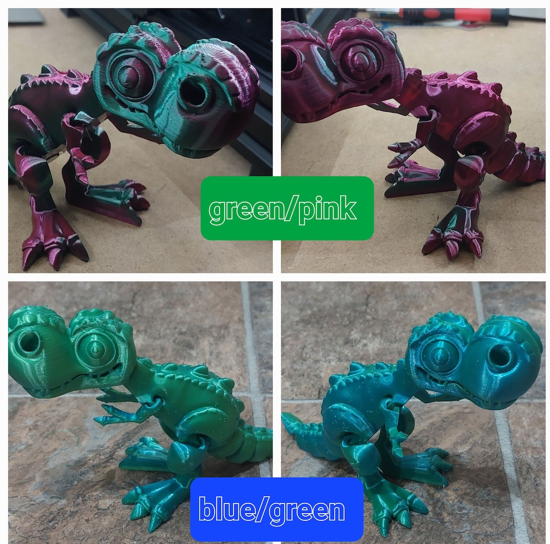 Articulaed Flexi T Rex Dinosaur, T Rex Kids Toy, Dinosaur Flexiable ...