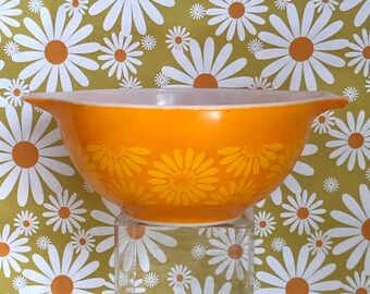 Daisy Sunflower Pyrex Bowls - Etsy