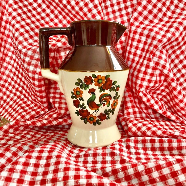 Rooster Pitcher - Etsy
