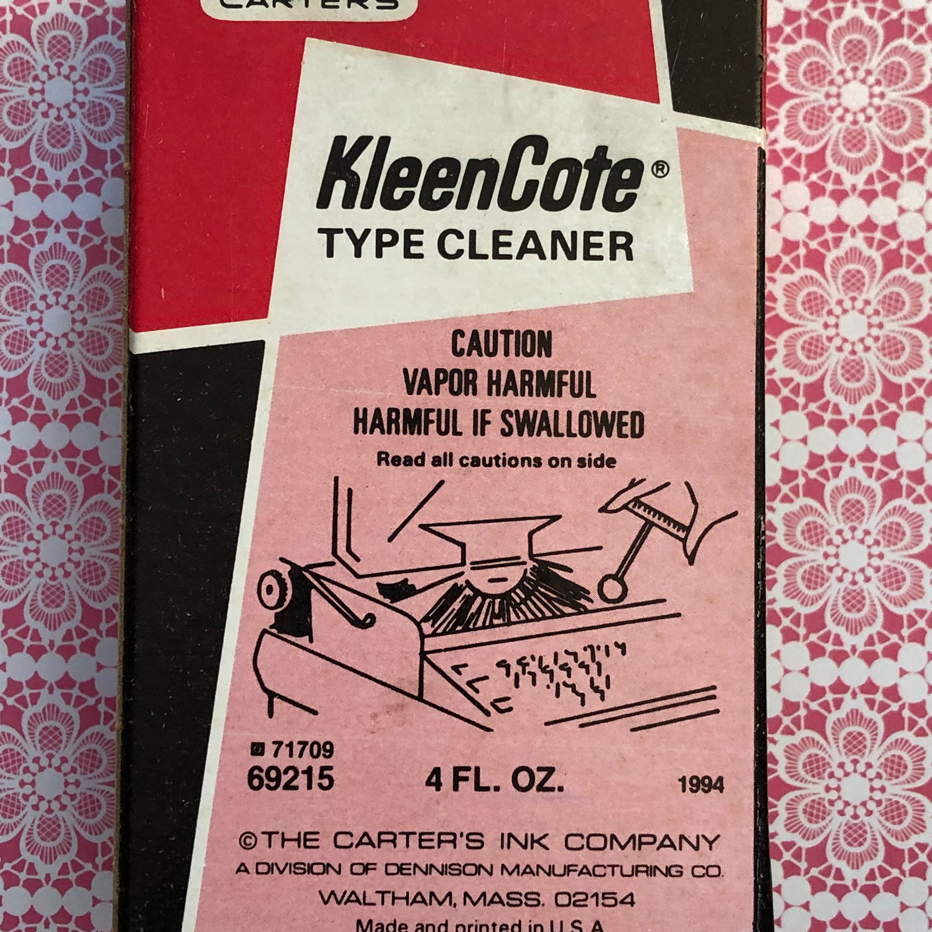 Vintage kleencote Typewriter Cleaner in Original Box - Etsy