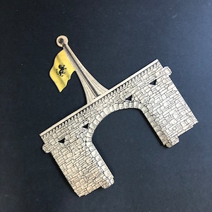 Vintage “built-rite Fortress,” Cardboard Castle Model Toy - Etsy