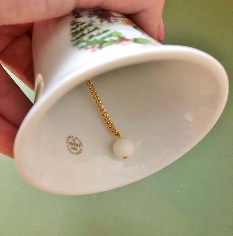 Vintage 1986 AVON Fine Collectibles Christmas Bell in Original Box - Etsy