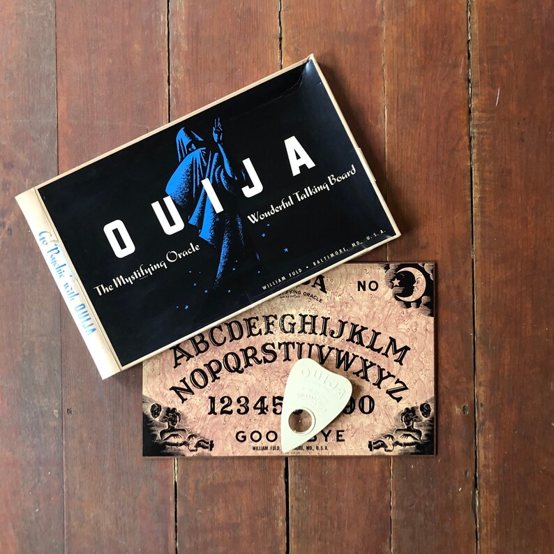 Vintage Original and Complete William Fuld Ouija Board - Etsy