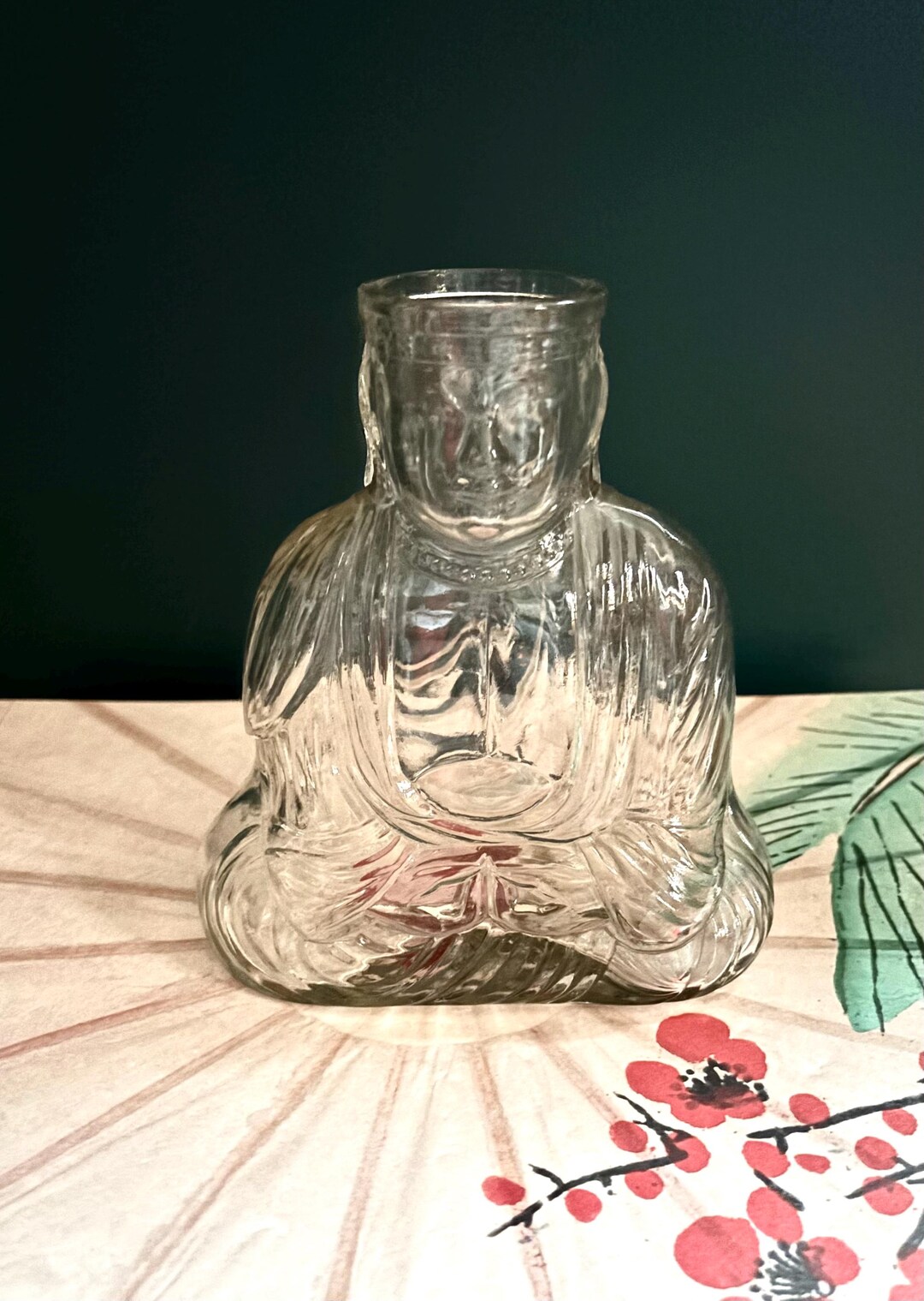 Antique Vantine’s Figural Glass Buddha Bath Salts/perfume Jar, Rare! - Etsy
