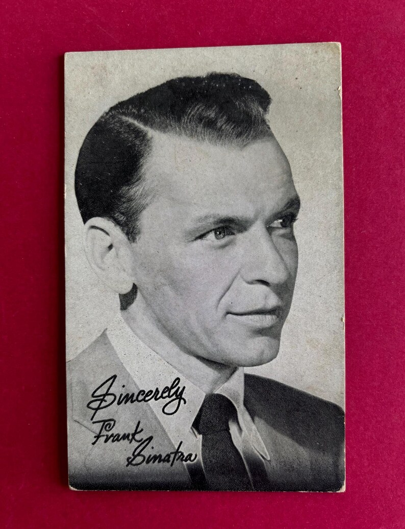 Vintage 1950s-60s Billboard Music Cards: Frank Sinatra, Neil Sedaka ...
