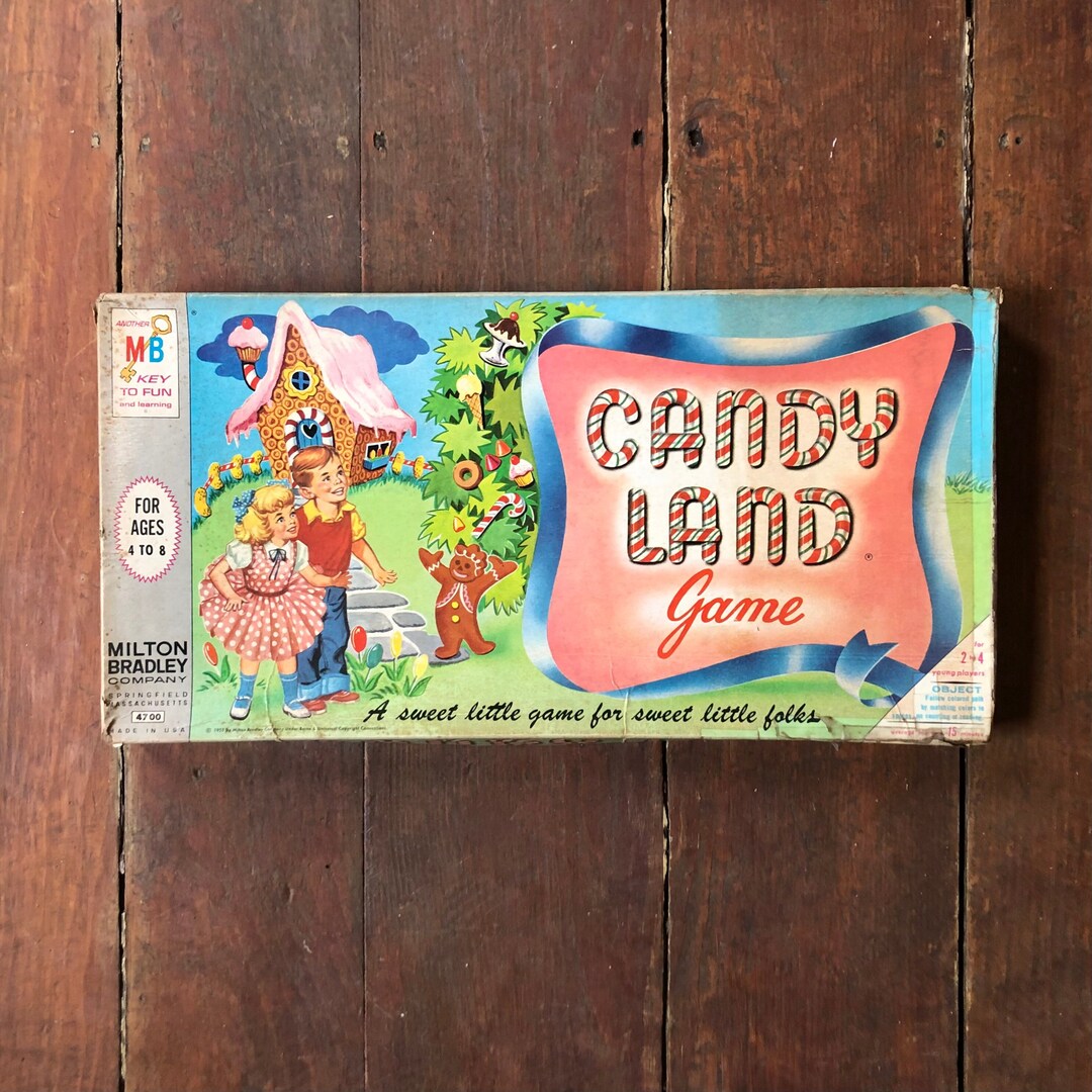 Vintage Candyland Game 1962 Version - Etsy