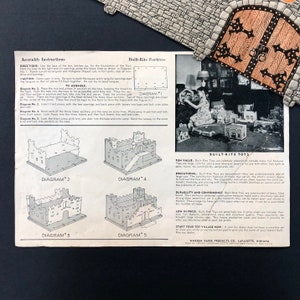 Vintage “built-rite Fortress,” Cardboard Castle Model Toy - Etsy