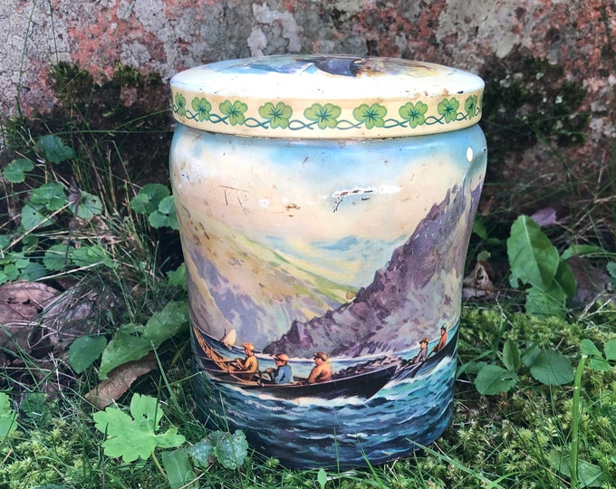 Vintage Irish Scene Chocolate Tin, Urney Chocolates, Dublin, Ireland - Etsy