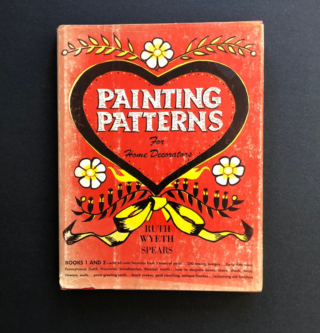 Vintage 1950s Decorative Painting Book: painting Patterns for Home ...