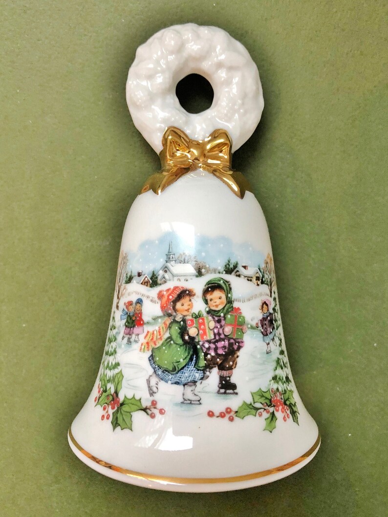 Vintage 1986 AVON Fine Collectibles Christmas Bell in Original Box - Etsy