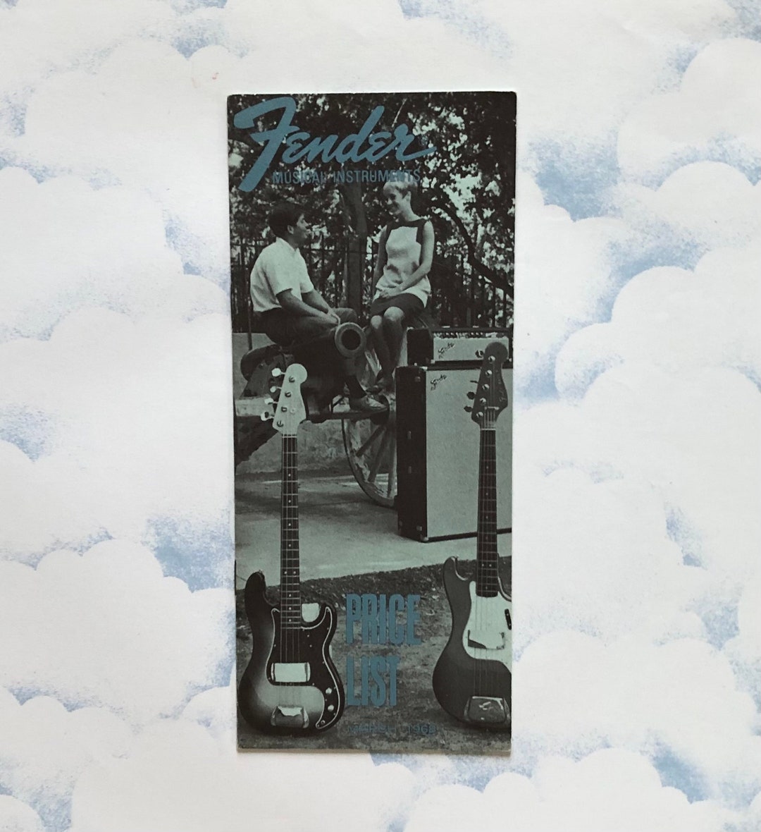 Vintage Fender Guitar Price List, March 1968 - Etsy