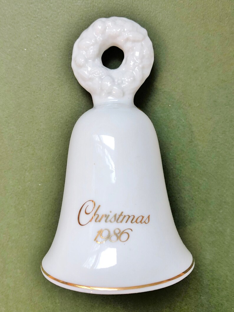 Vintage 1986 AVON Fine Collectibles Christmas Bell in Original Box - Etsy