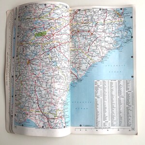 Vintage 1964 Hammond Road Atlas of the United States, Canada and Mexico ...