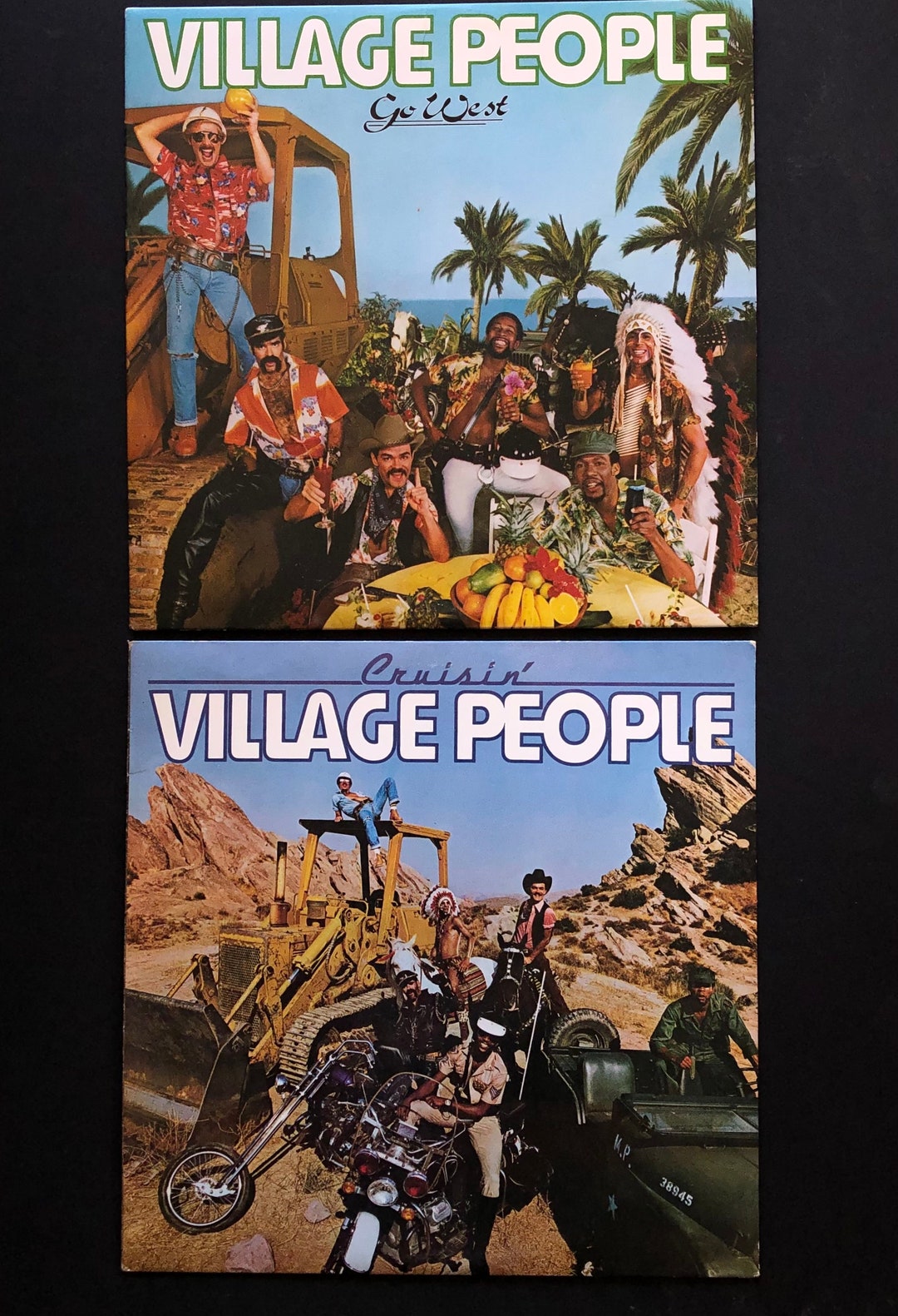 Original Vintage Village People Albums, “cruisin’” and “go West" - Etsy