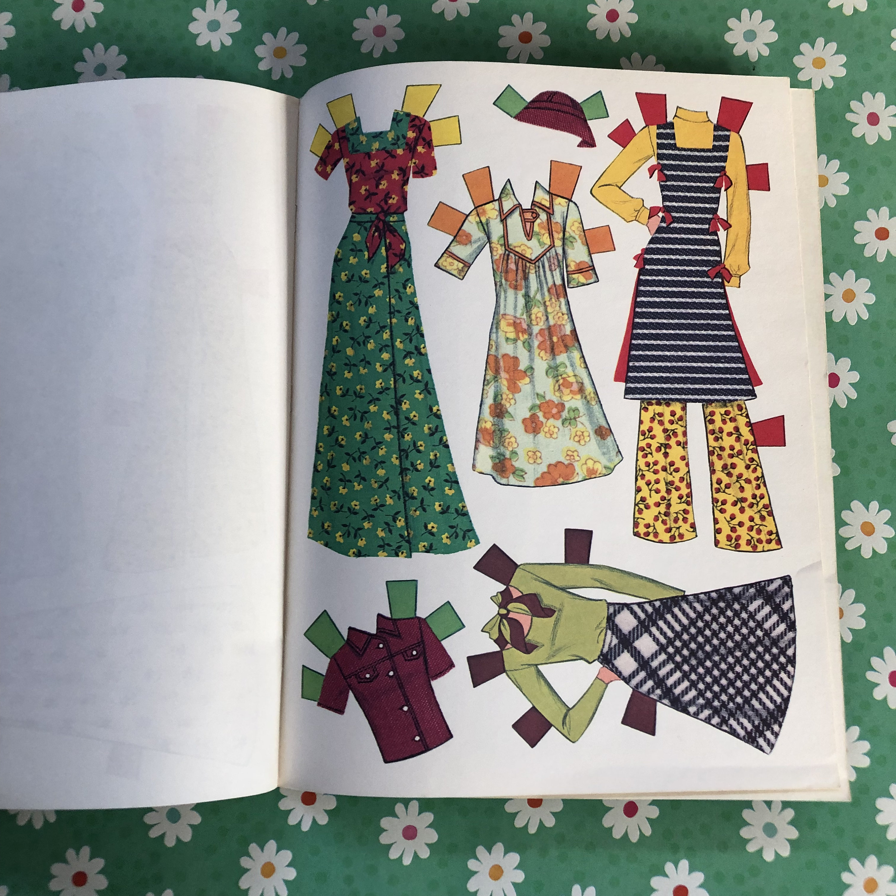 Vintage 1977 denim Deb Paper Doll Book, Whitman, Uncut - Etsy