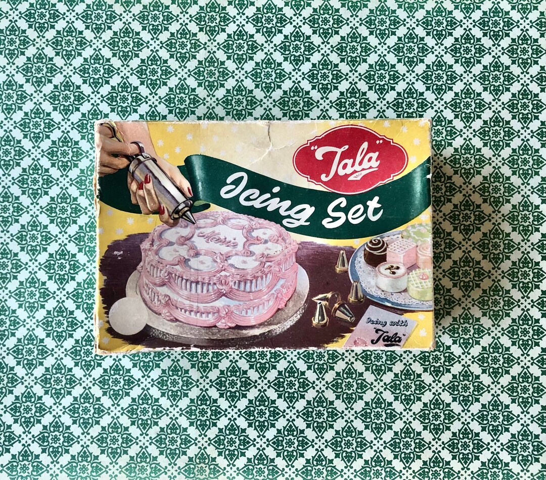 Vintage Tala Icing Set/cake Decorating Set in Original Box, Made in ...